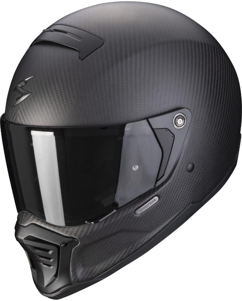 Scorpion Åpningshjelm EXO-HX1 Matt Svart Carbon - Bullfighter