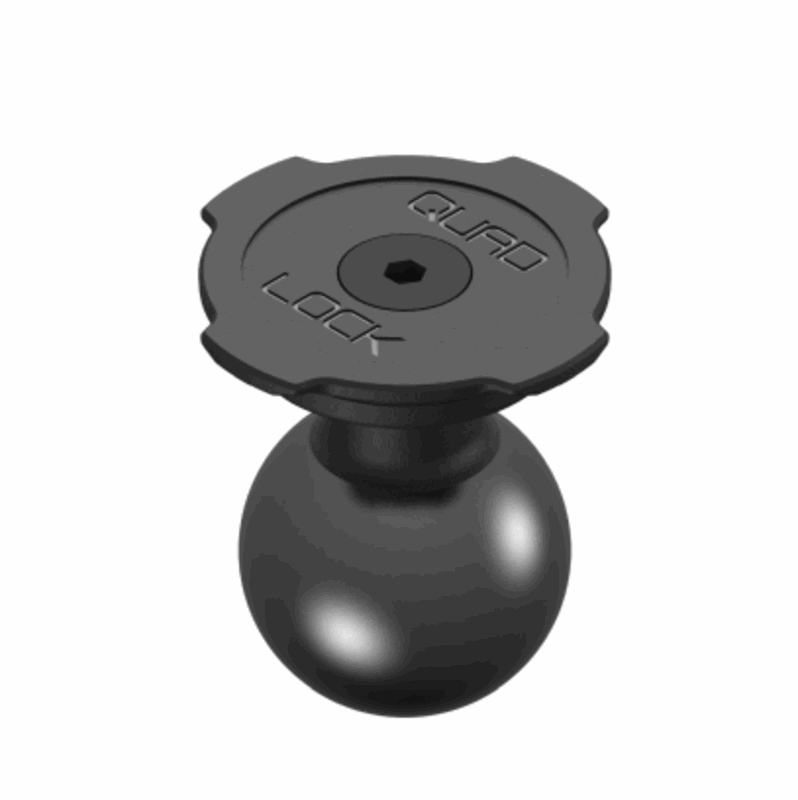 Quad Lock Adaptor for Ram Mounts 1 Ball Socket - Bullfighter
